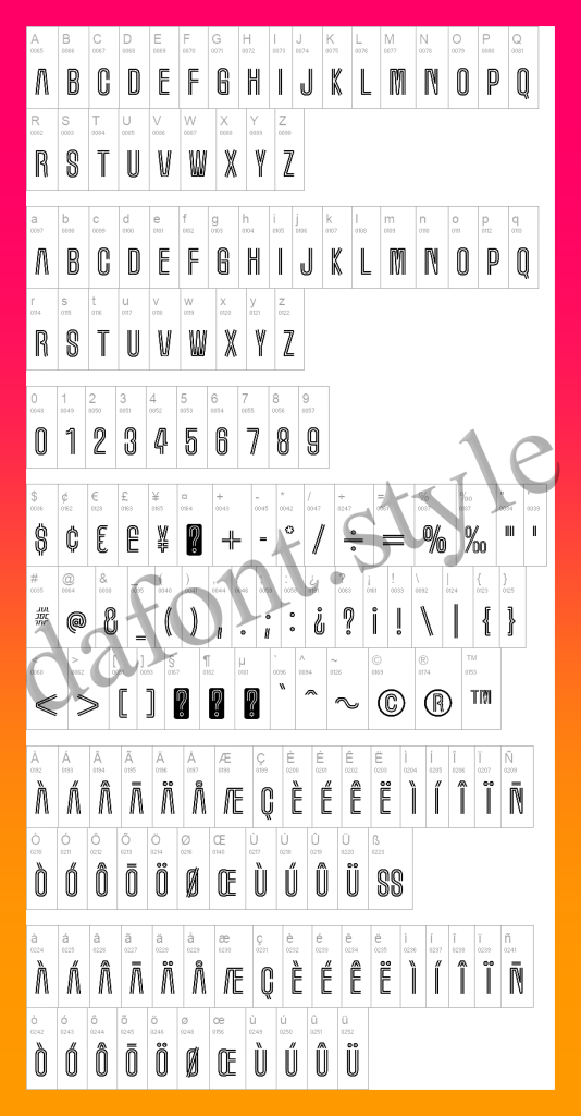 Marquee Moon Font - Dafont Style