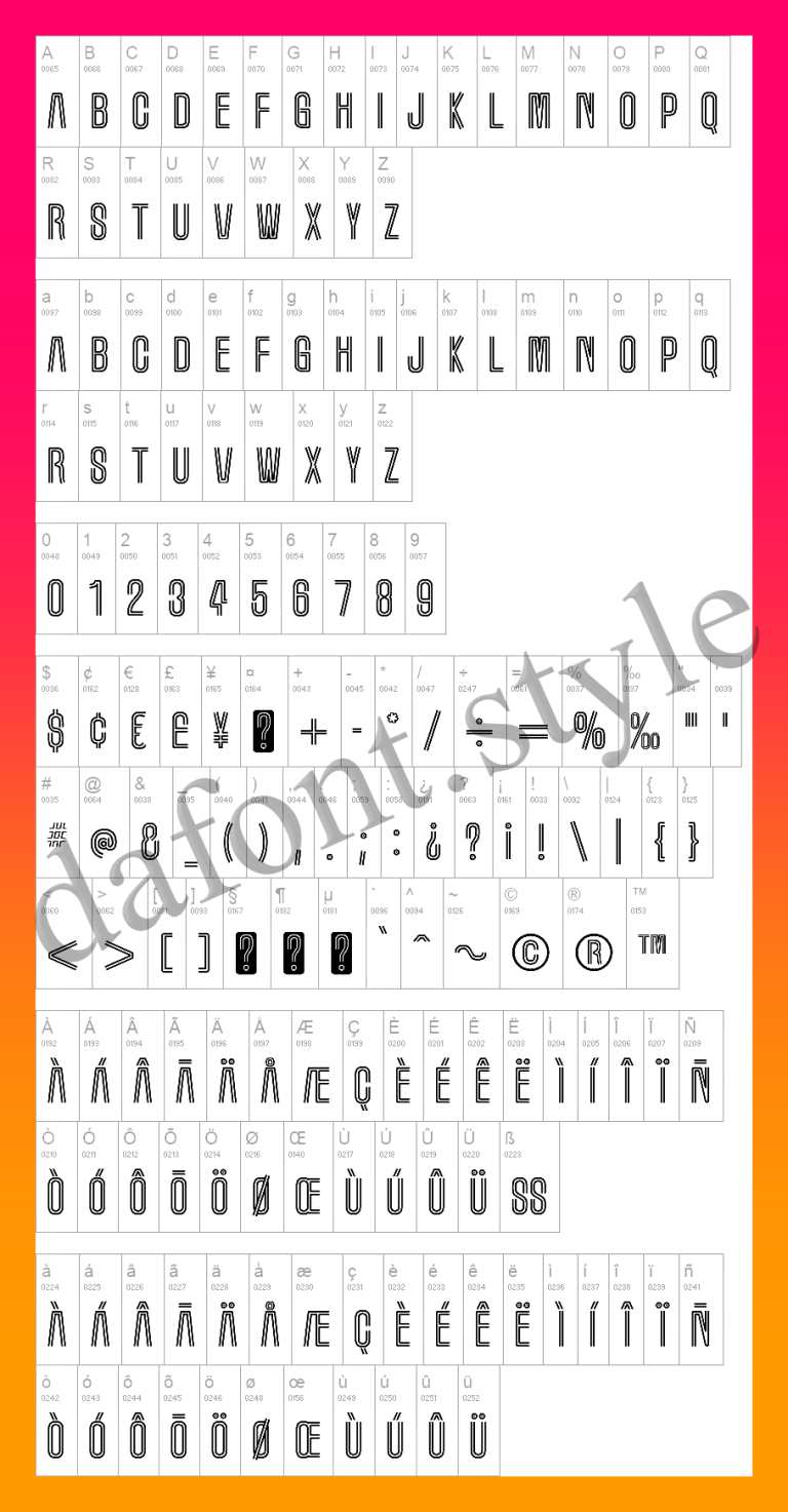 Marquee Moon Font - Dafont Style