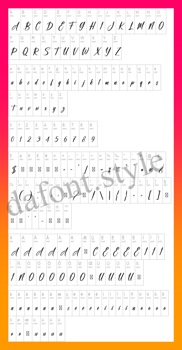 Miracle Signature Font style - Dafont Style