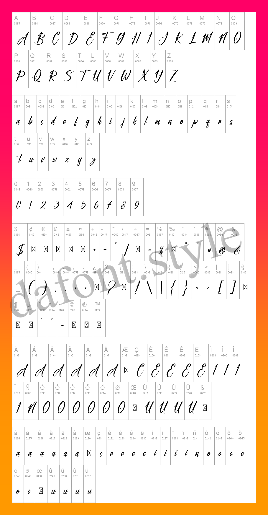 Miracle Signature Font style - Dafont Style