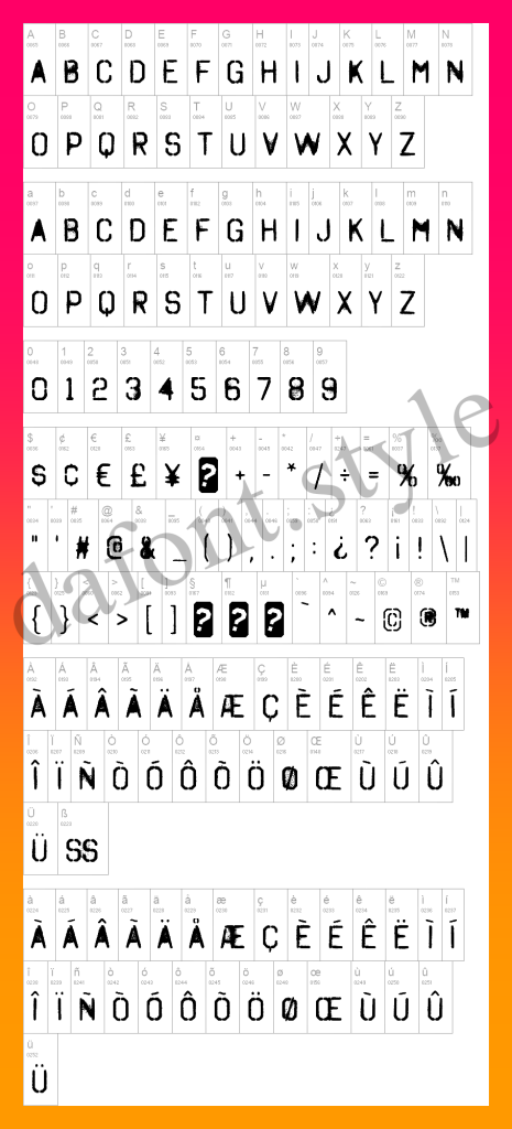 Octin Spraypaint Free Font style - Dafont Style