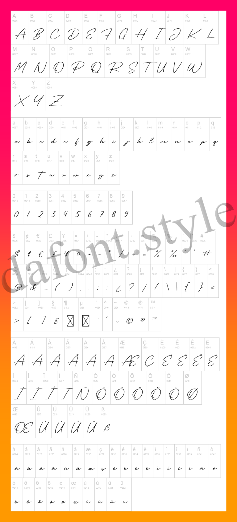 Retro Signature Font style - Dafont Style