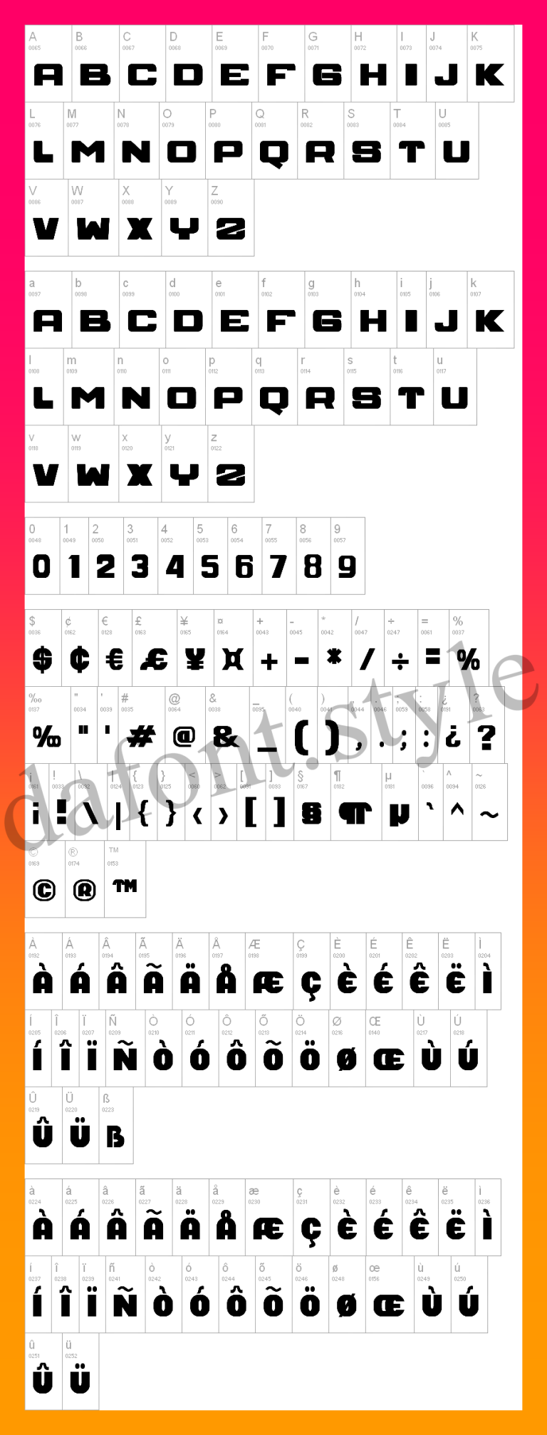 Space Font - Dafont Style