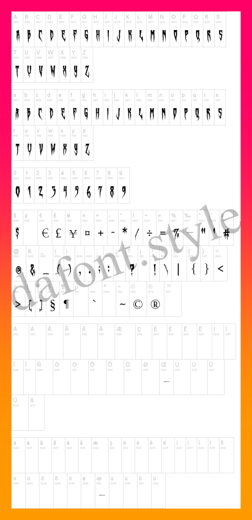 Swamp Witch Font - Dafont Style