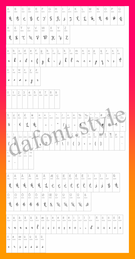 Sweet Gentle Font style - Dafont Style