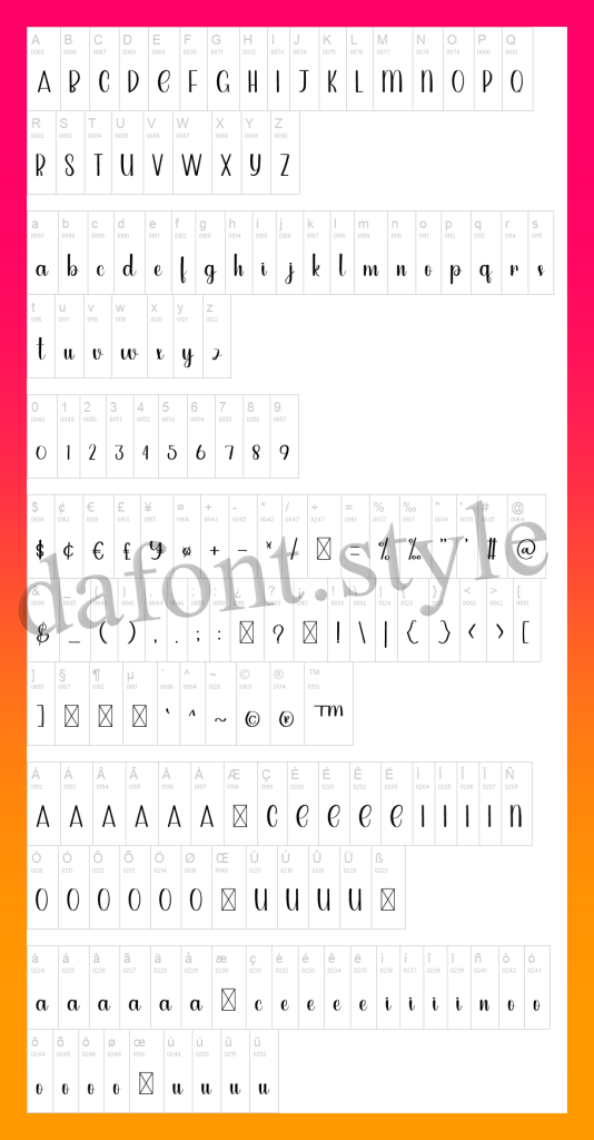 Upright Font style - dafont style