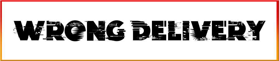 Wrong Delivery Font - Dafont Style