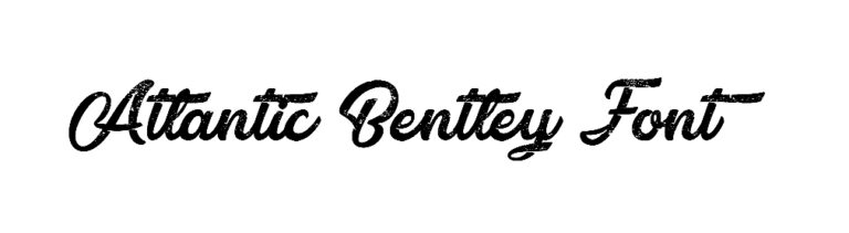 Atlantic Bentley Font - Dafont Style