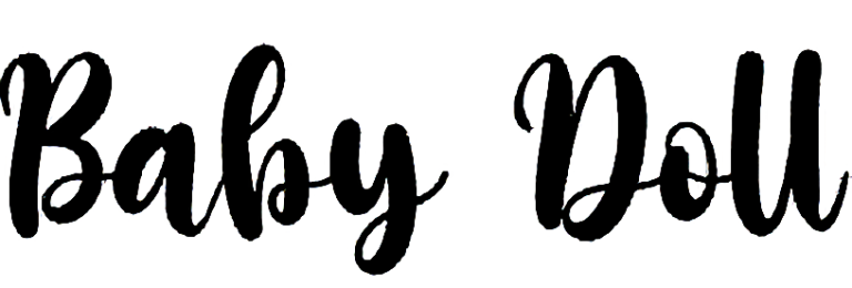 Baby Doll font kong - Dafont Style