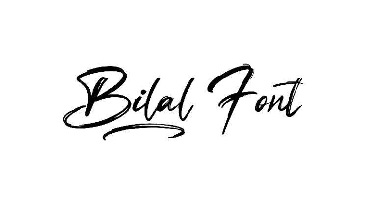 Bilal Font - Dafont Style