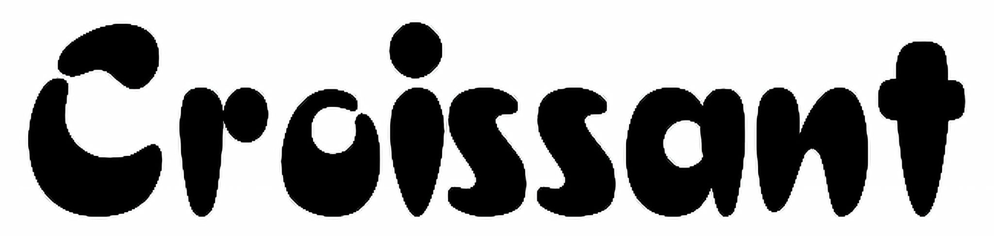 Croissant font style - Dafont Style