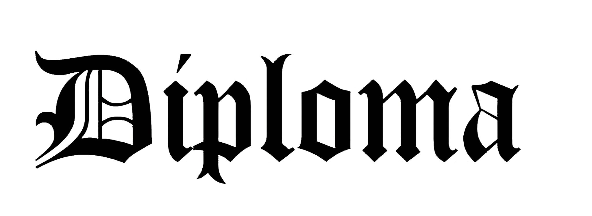 Diploma Font - Dafont Style