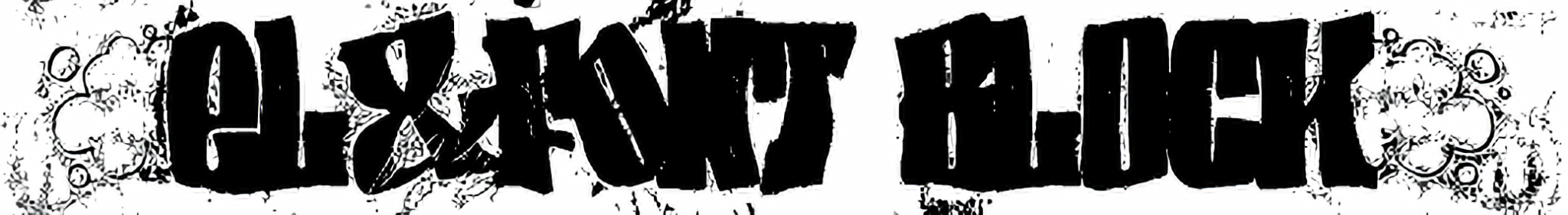 El & Font Block Font - dafont style