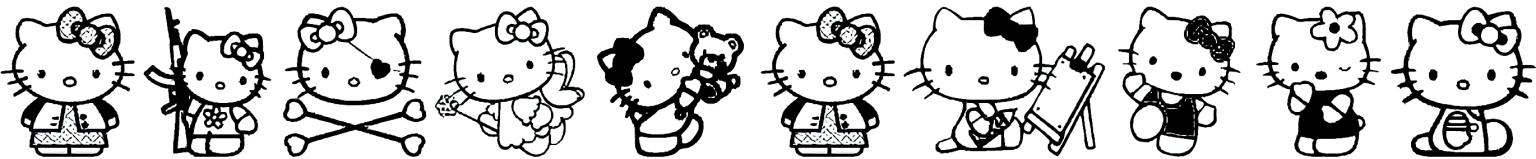 Hello Kitty Font - Dafont Style