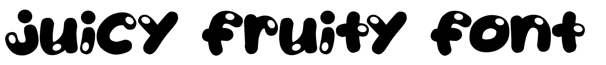 Juicy Fruity font - Dafont Style
