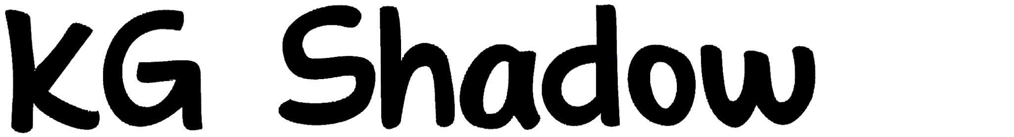 KG Shadow font - DafontStyle