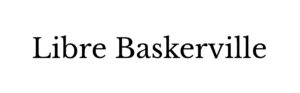 Libre Baskerville font (LibreBaske) - Dafont Style