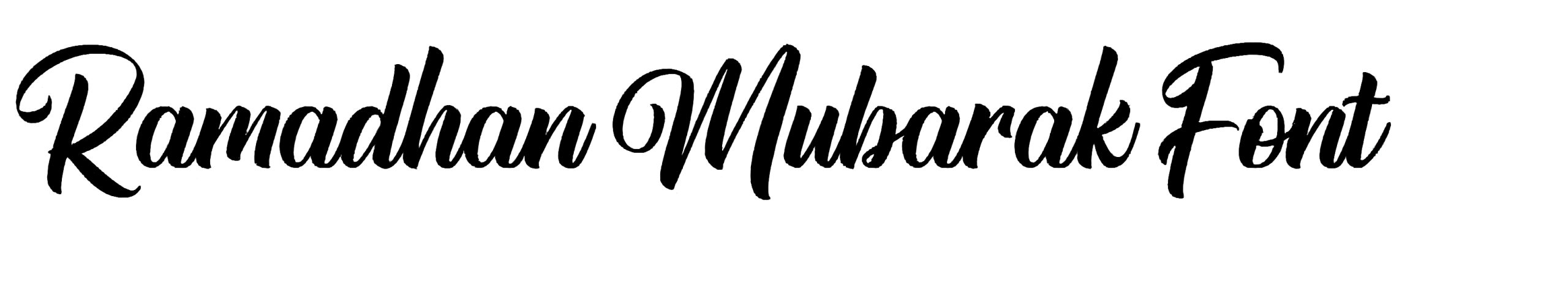 Ramadhan Mubarak Font - Dafont Style