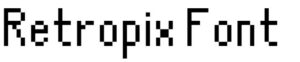 Retropix Font