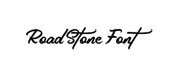 Road Stone Font - Dafont Style