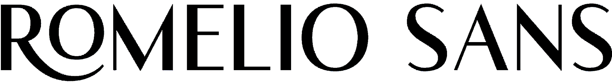 Romelio Sans font - DafontStyle