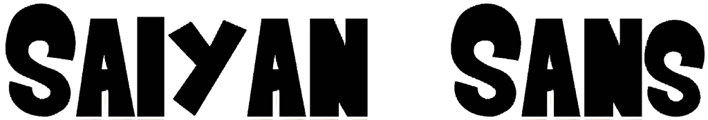 Saiyan Sans Font - DafontStyle
