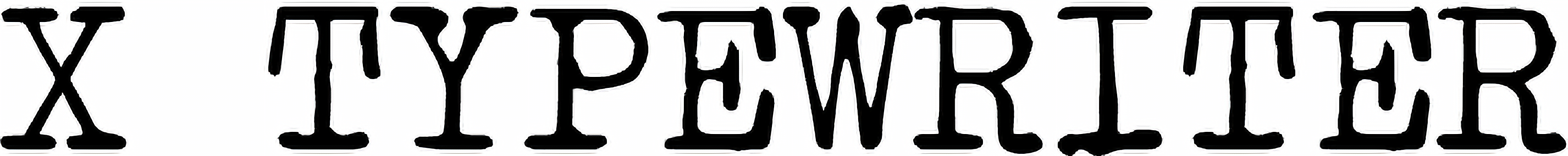 X Typewriter font style - Dafont Style