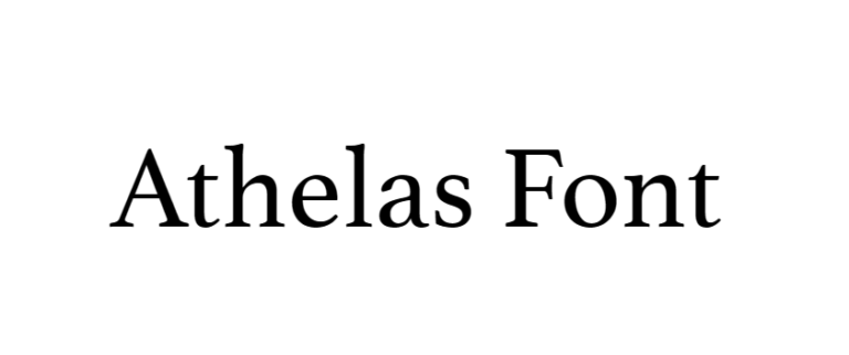 Athelas Font - Dafont Style