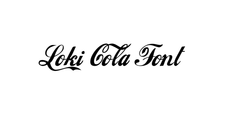 Loki Cola Font | Coca Cola font - DafontStyle