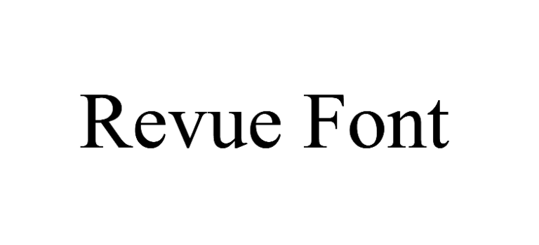 Revue Font - DafontStyle