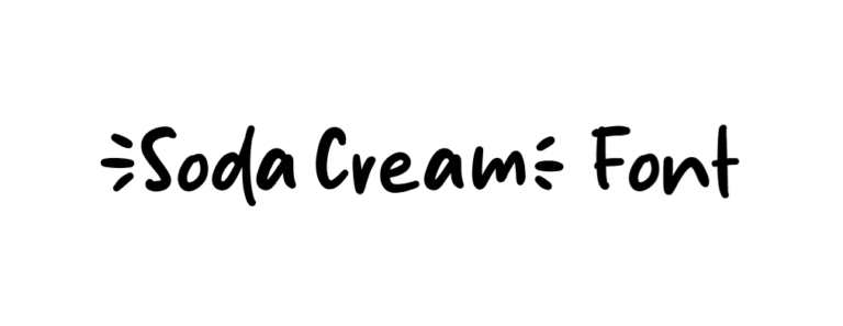 Soda Cream Font