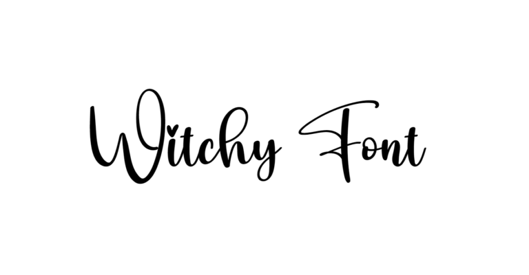 Witchy Font - Dafont Style