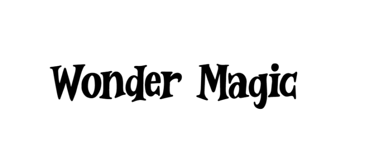 Wonder Magic font - Dafont Style