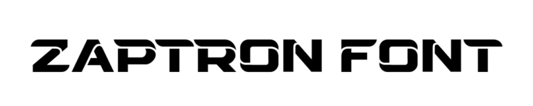 Zaptron Regular Font - Dafont Style