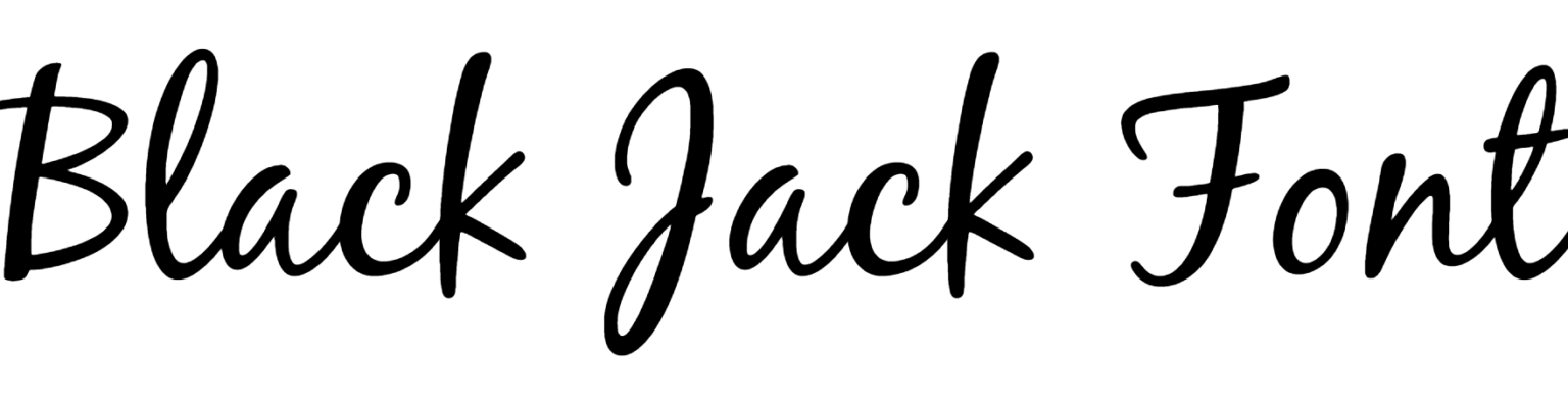 Black Jack Font - Dafont Style