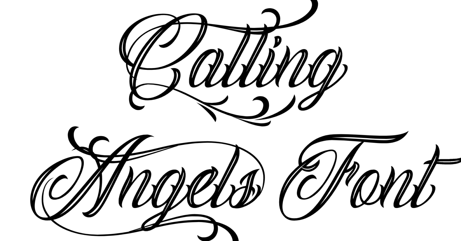 Calling Angels Font - Dafont Style
