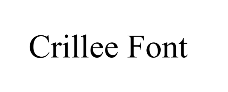 Crillee Font - DafontStyle