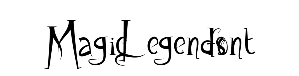 Magic Legends Font - Dafont Style