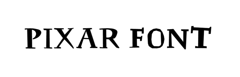 Pixar Font - DafontStyle