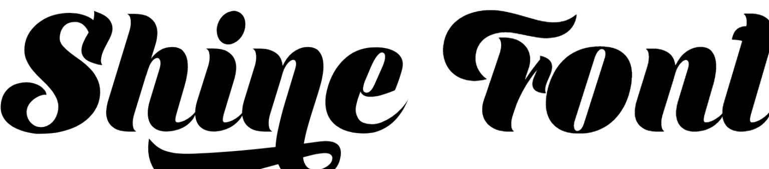 Shine Font - Dafont Style
