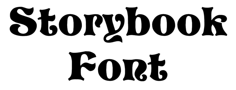 Storybook Font - Dafont Style