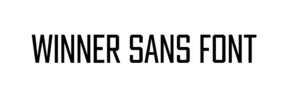 Winner Sans Font