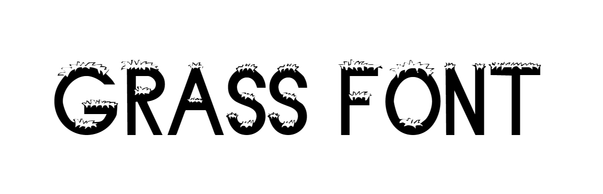 Grass Font - Dafont Style