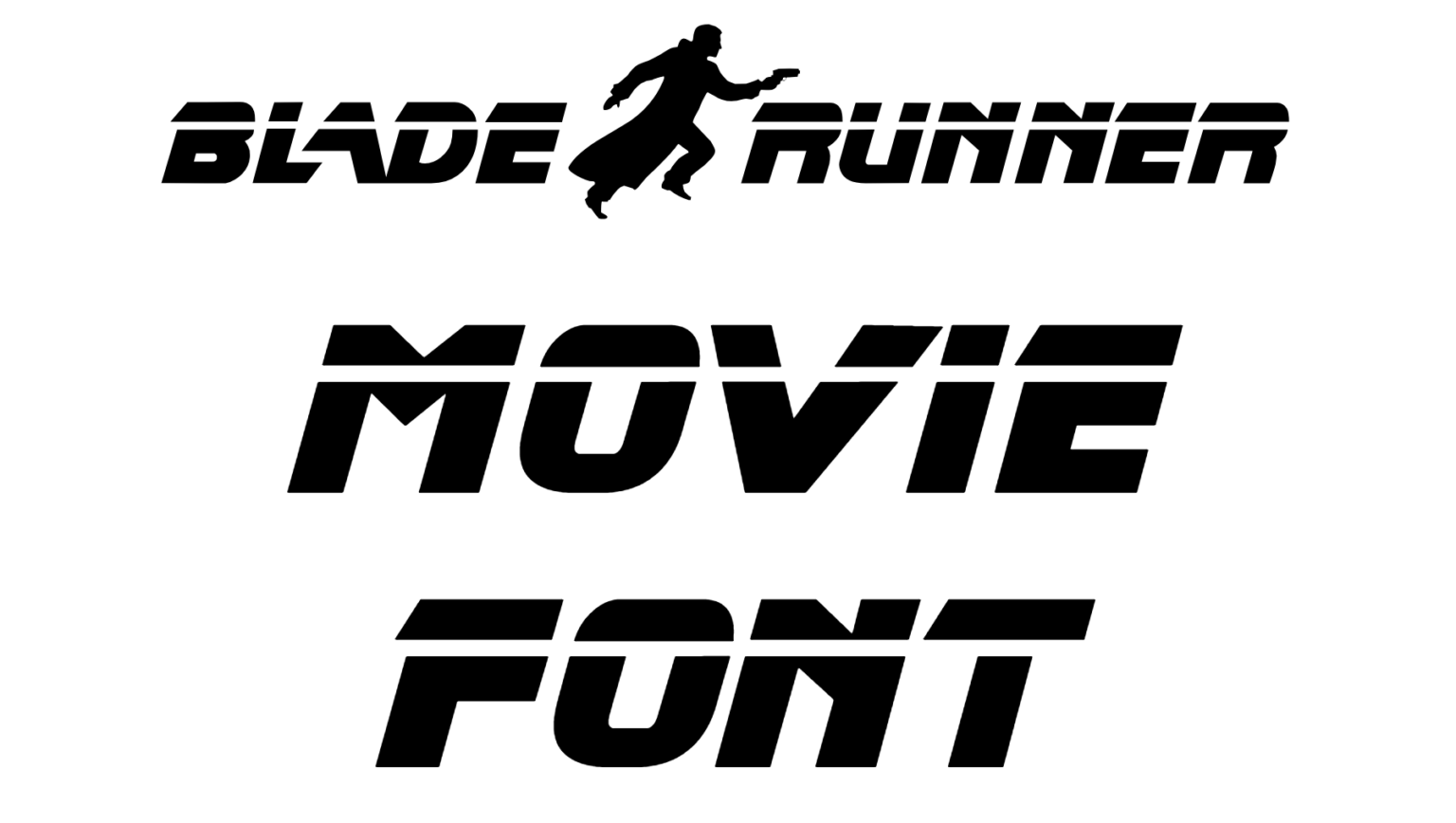 Blade Runner Movie Font - Dafont Style