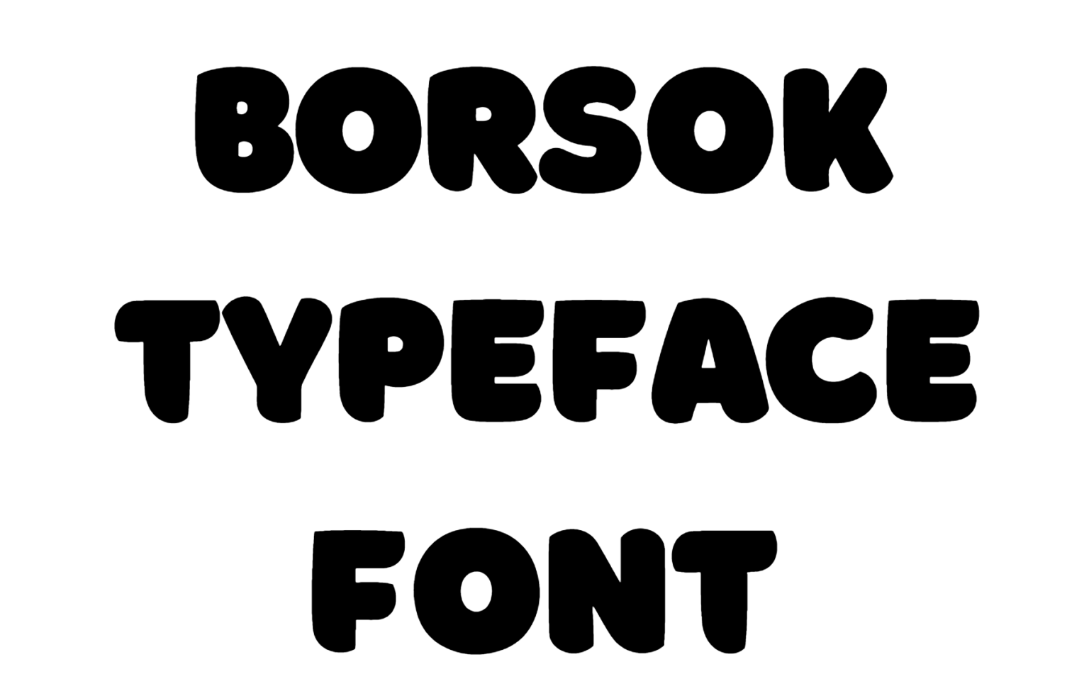 Borsok Typeface Font - DafontStyle