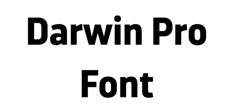 Darwin Pro Font - Dafont Style