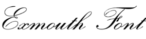 Exmouth Font - DafontStyle