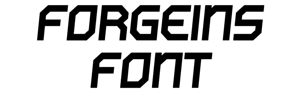 Forgeins Font - DafontStyle