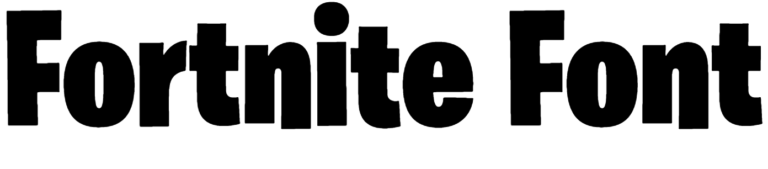 Fortnite Font