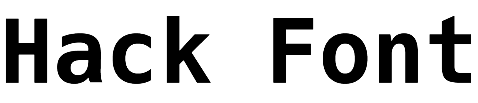 Hack Font - Dafont Free Font